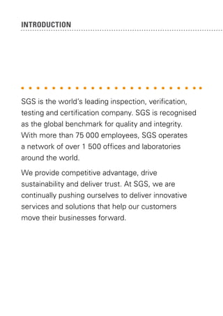 SGS Group Profile 2013 | PDF
