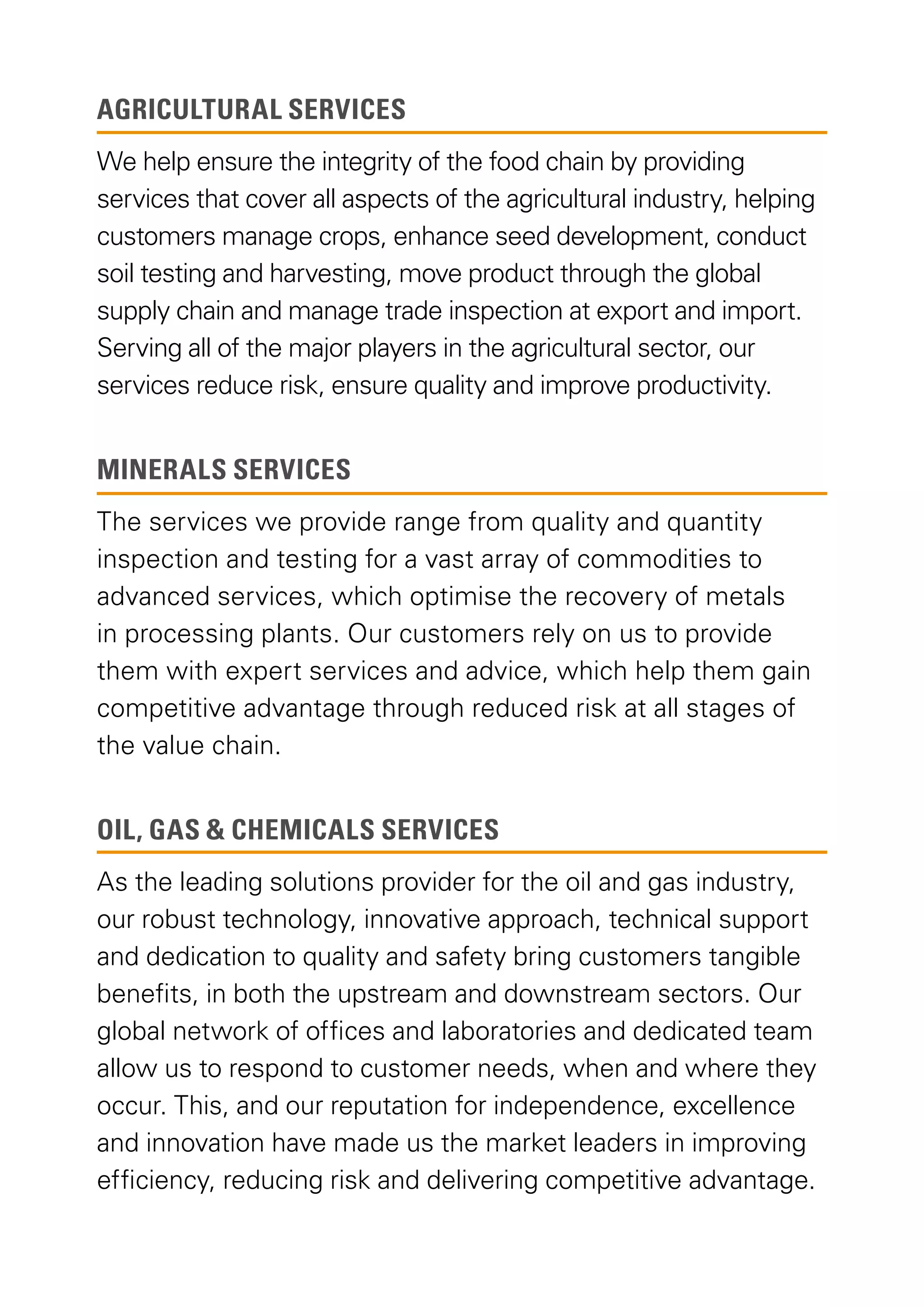 SGS Group Profile 2010 | PDF