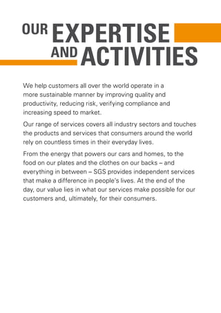 SGS Group Profile 2010 | PDF