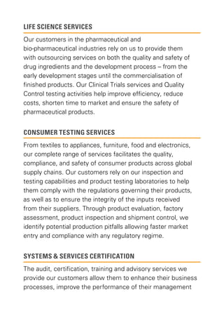 SGS Group Profile 2010 | PDF