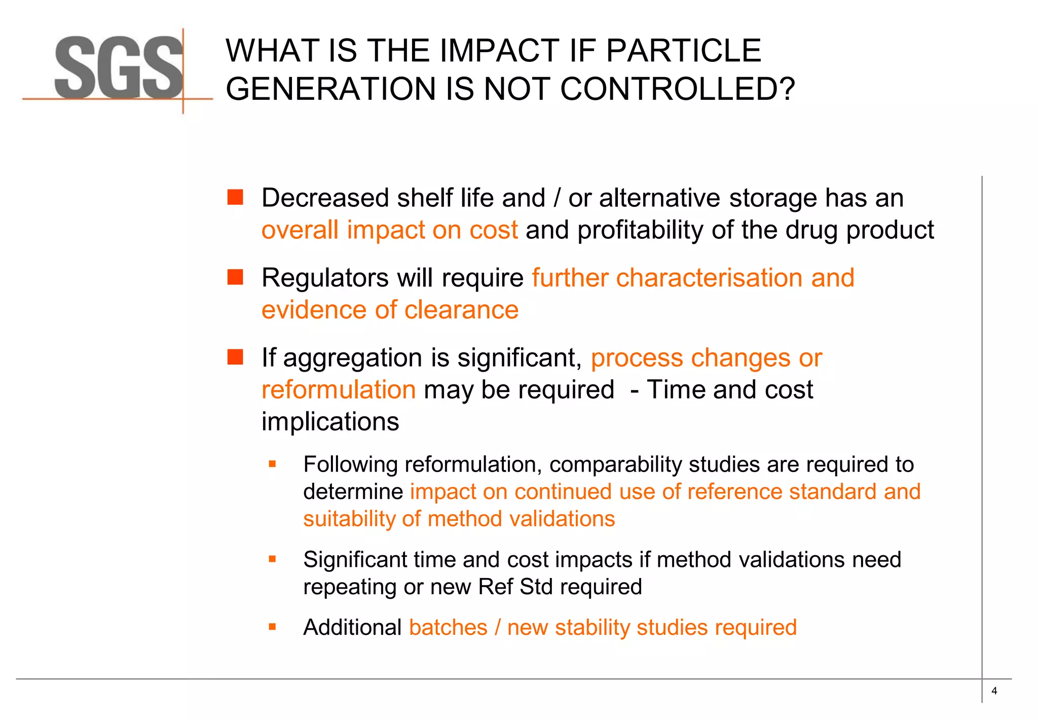 Particles in the Biotech Product Life Cycle: Analysis, Identification ...