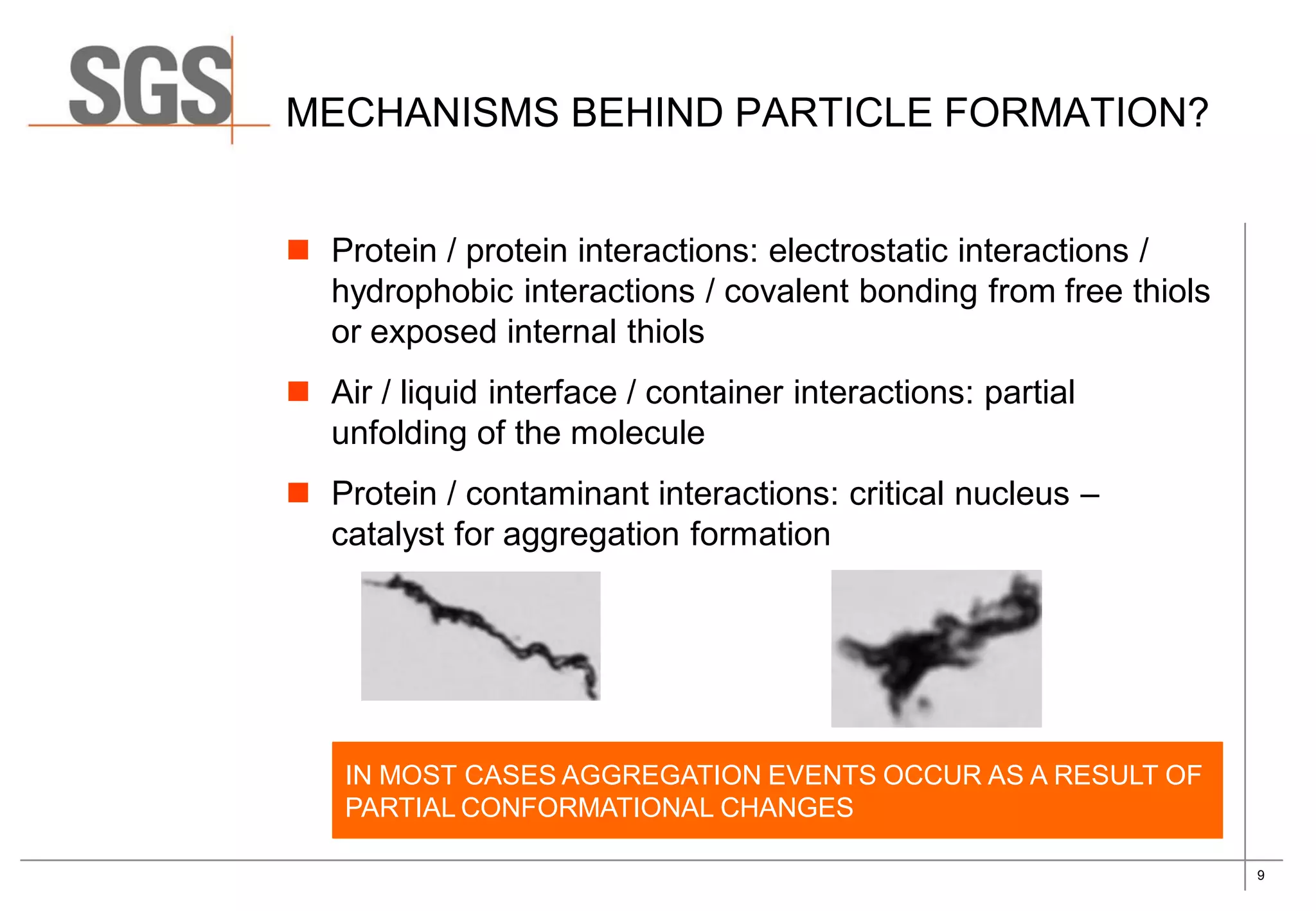 Particles in the Biotech Product Life Cycle: Analysis, Identification ...