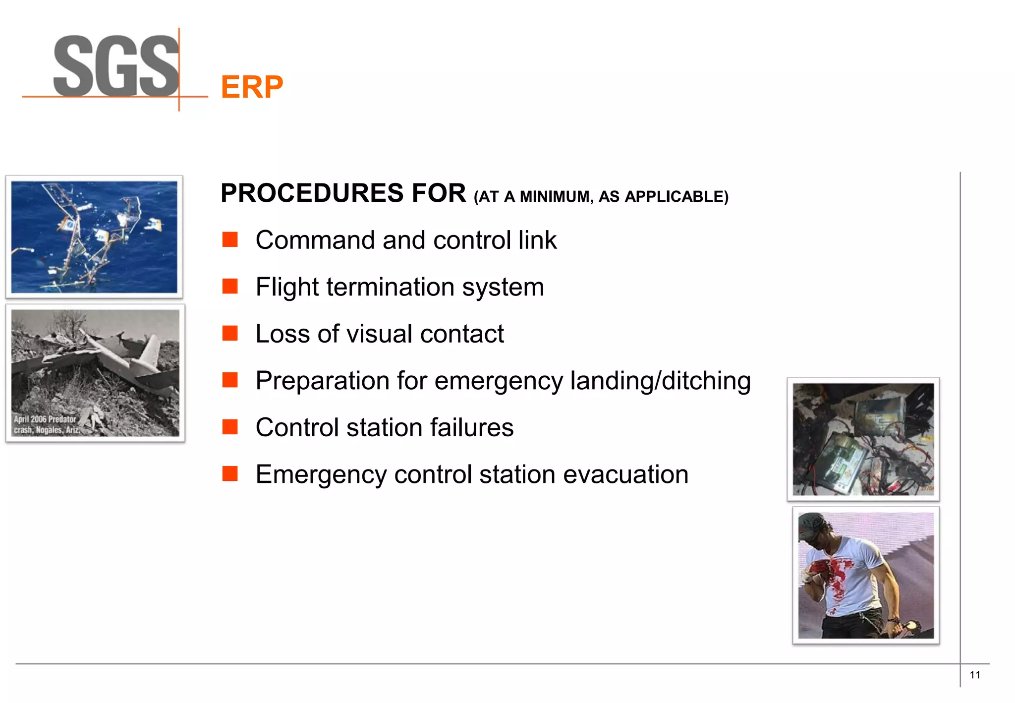 SGS - Development of UAV Operations Manuals | PDF