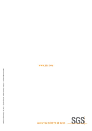 SGS Full Year Results 2012 | PDF