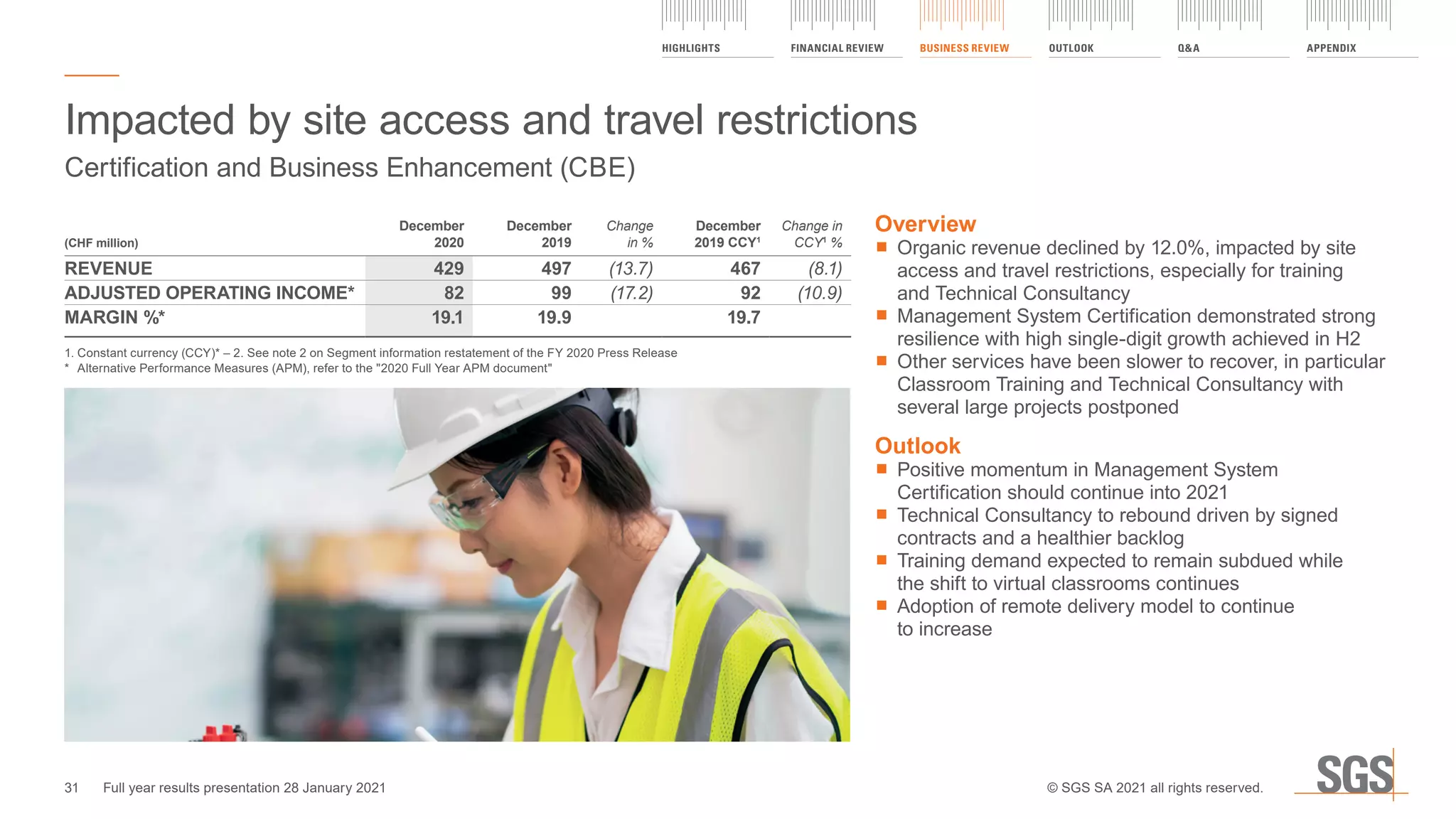 SGS 2020 Full Year Results Presentation | PDF