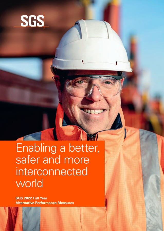 SGS 2022 Full Year Results Alternative Performance Measures Report | PDF