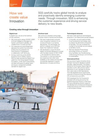 SGS 2024 Integrated Report Presentation EN | PDF