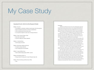 Teaching Case Studies | PDF