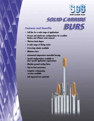 SGS Burs Catalog | PDF