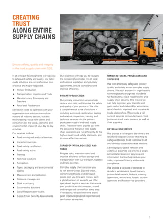 Sgs cts food brochure hyb en 2013 | PDF