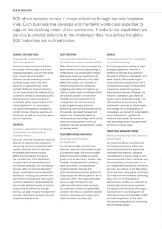 SGS Group Profile 2017 | PDF