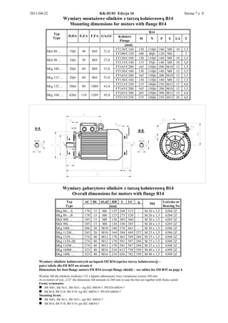 Трехфазные электродвигатели с короткозамкнутым ротором одной скорости для общего использования ...
