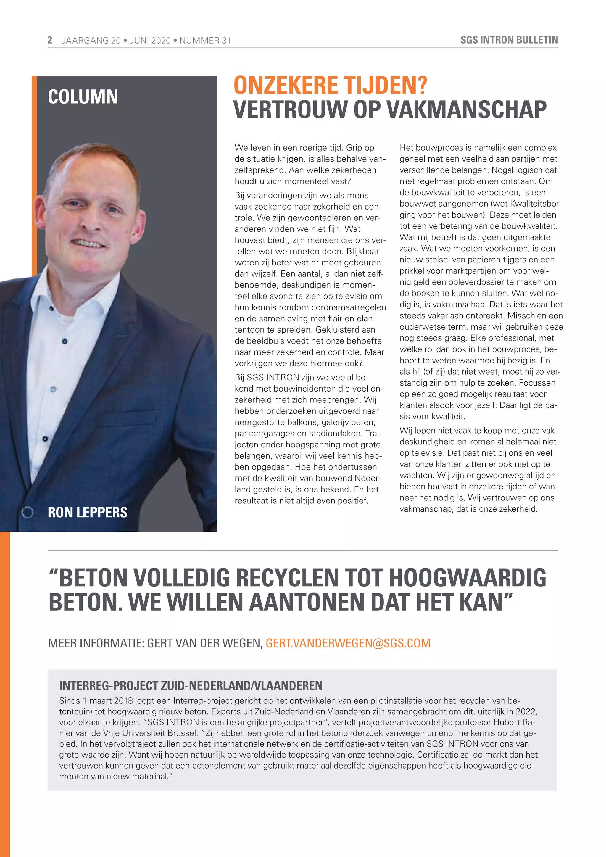 SGS INTRON BULLETIN – NUMMER 31 | PDF