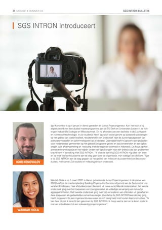 SGS INTRON BULLETIN – NUMMER 33 | PDF