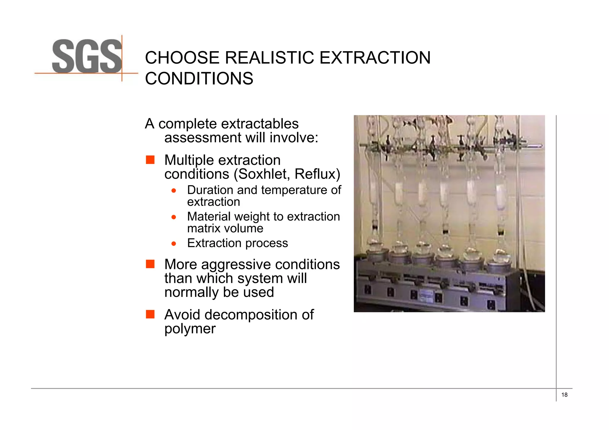 Considerations to Extractables and Leachables Testing | PDF