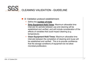 The Fundamentals of Cleaning Validation | PDF