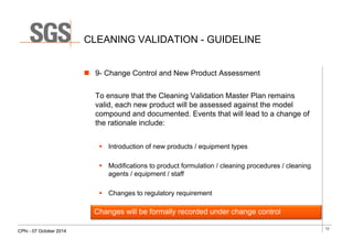 The Fundamentals of Cleaning Validation | PDF