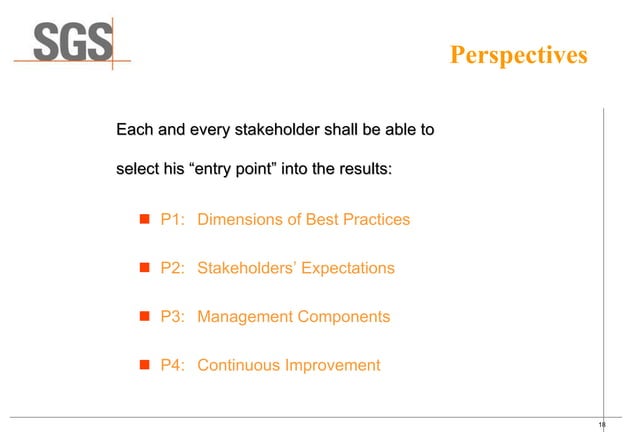 SGS NGO Benchmark Audit | PPT | Non-Profit Organizations | Industries
