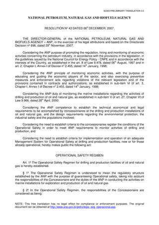 Sgso full translation aug2010 | PDF
