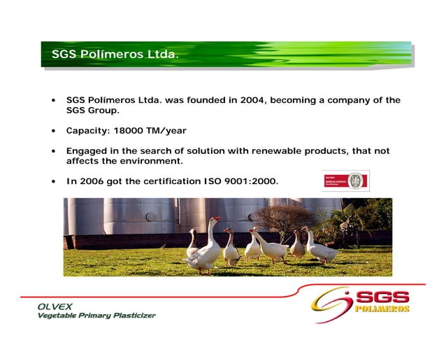 Olvex: Bio-based Primary Plasticizer | PDF