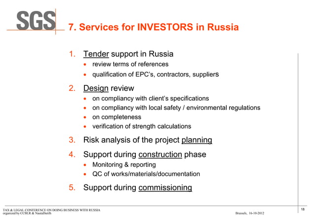 Sgs product certification russia customs union 10 2012 | PPT | Free ...