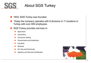 SGS Turkey CTS | PPT