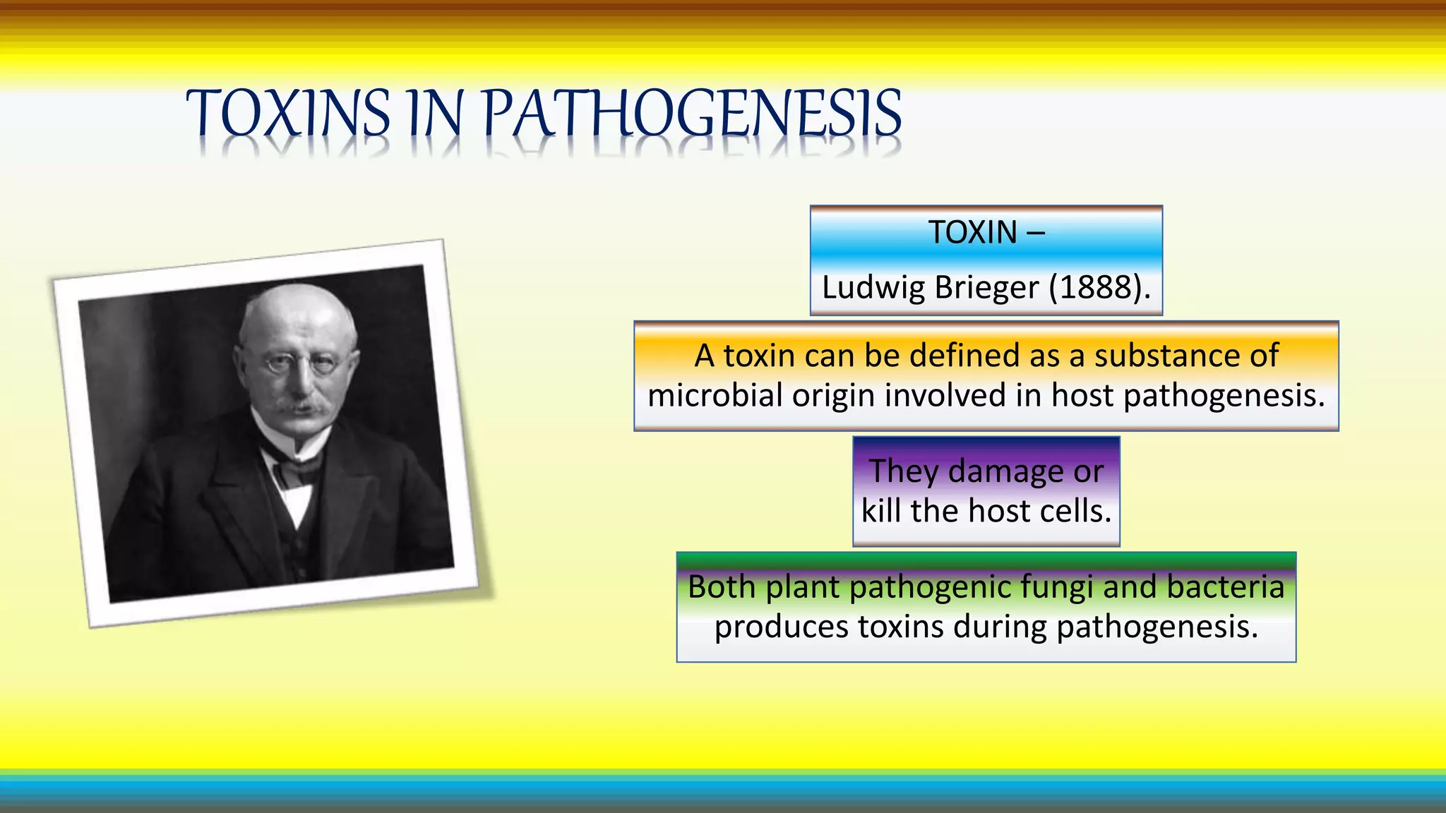 Role of toxins in Plant pathogenesis and the methods of detection of ...