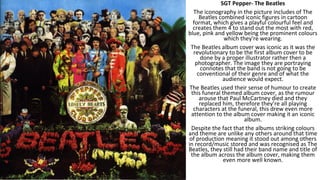 Sgt pepper analysis | PPT