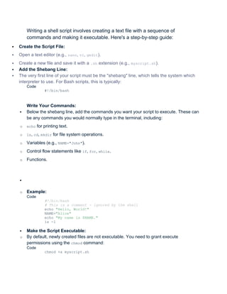 sguide to write shell script in linux.docx