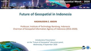 Future of Geospatial in Indonesia | PPT