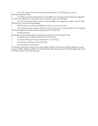 LTE (SGW , AMP& PGW | DOC