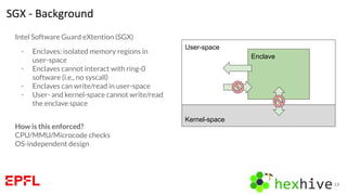 SGXMonitor Presentation - ACSAC 2022 | PPT