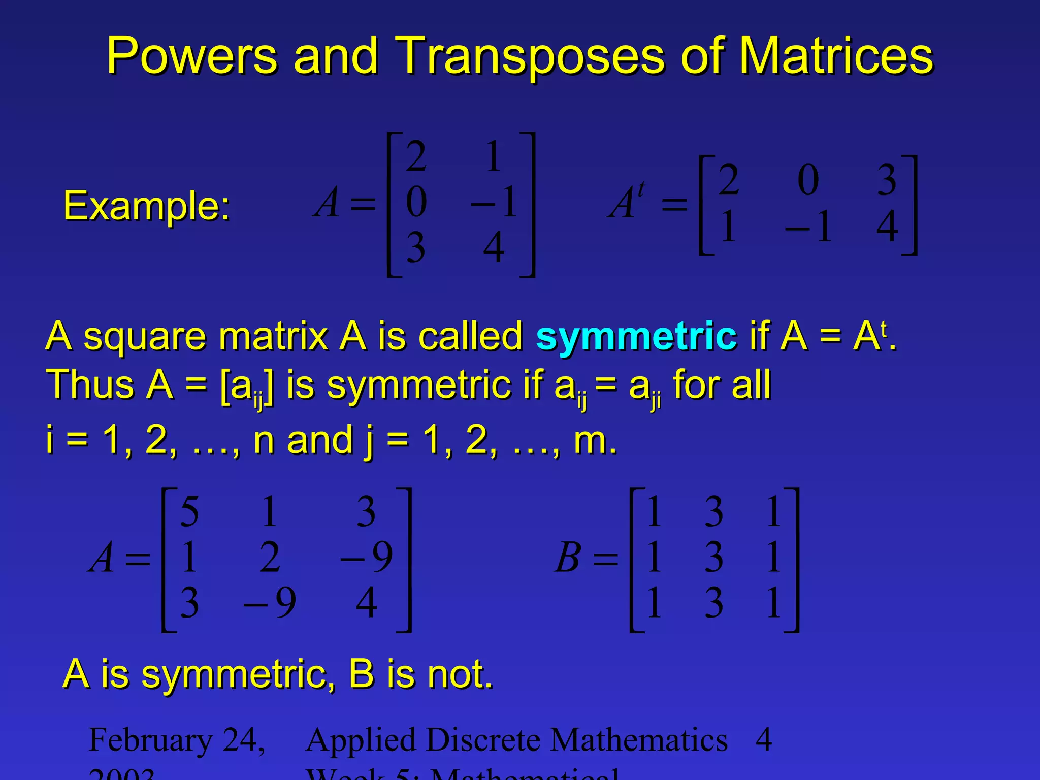 Per5_matrix multiplication | PPT