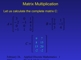 Per5_matrix multiplication | PPT