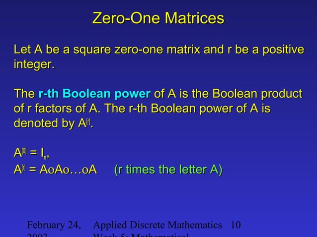 Per5_matrix multiplication | PPT