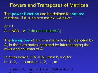 Per5_matrix multiplication | PPT