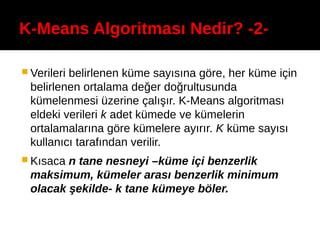 K-Means & K-Medoids Algoritması | PDF