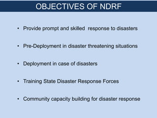 National Disaster Response Force & Civil Defence | PPTX