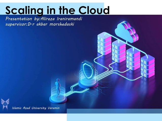 scaling in cluod computing | PPSX | Cloud Computing | Internet