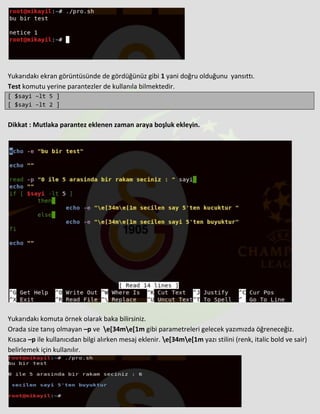 Kabuk programlama 2 | PDF