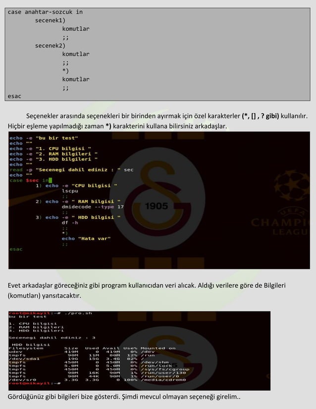 Kabuk programlama 2 | PDF