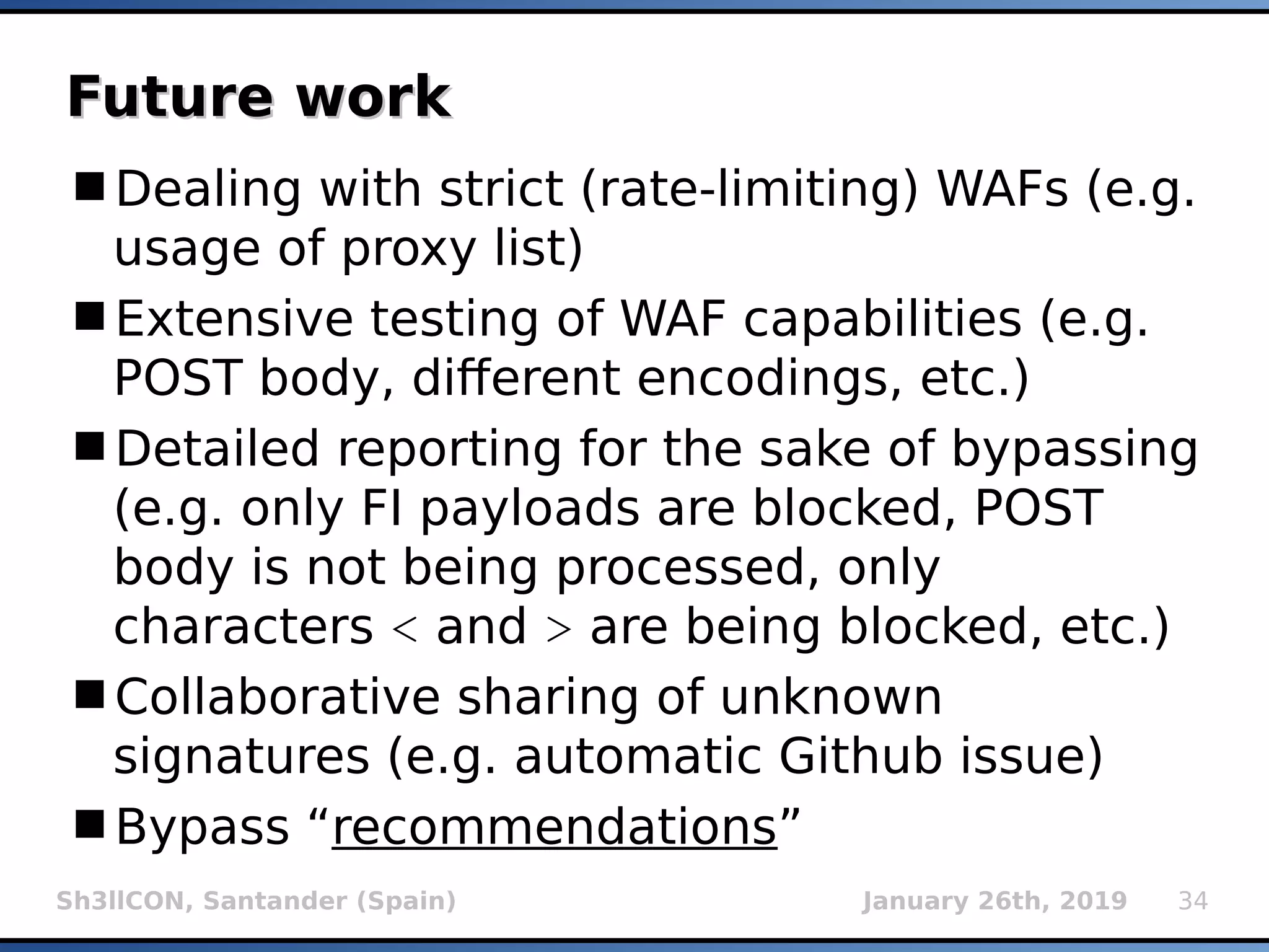 Blind WAF identification | PDF