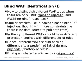 Blind WAF identification | PDF