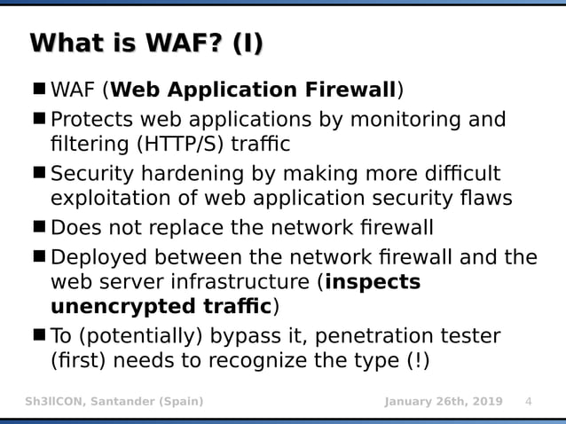 Blind WAF identification | PDF