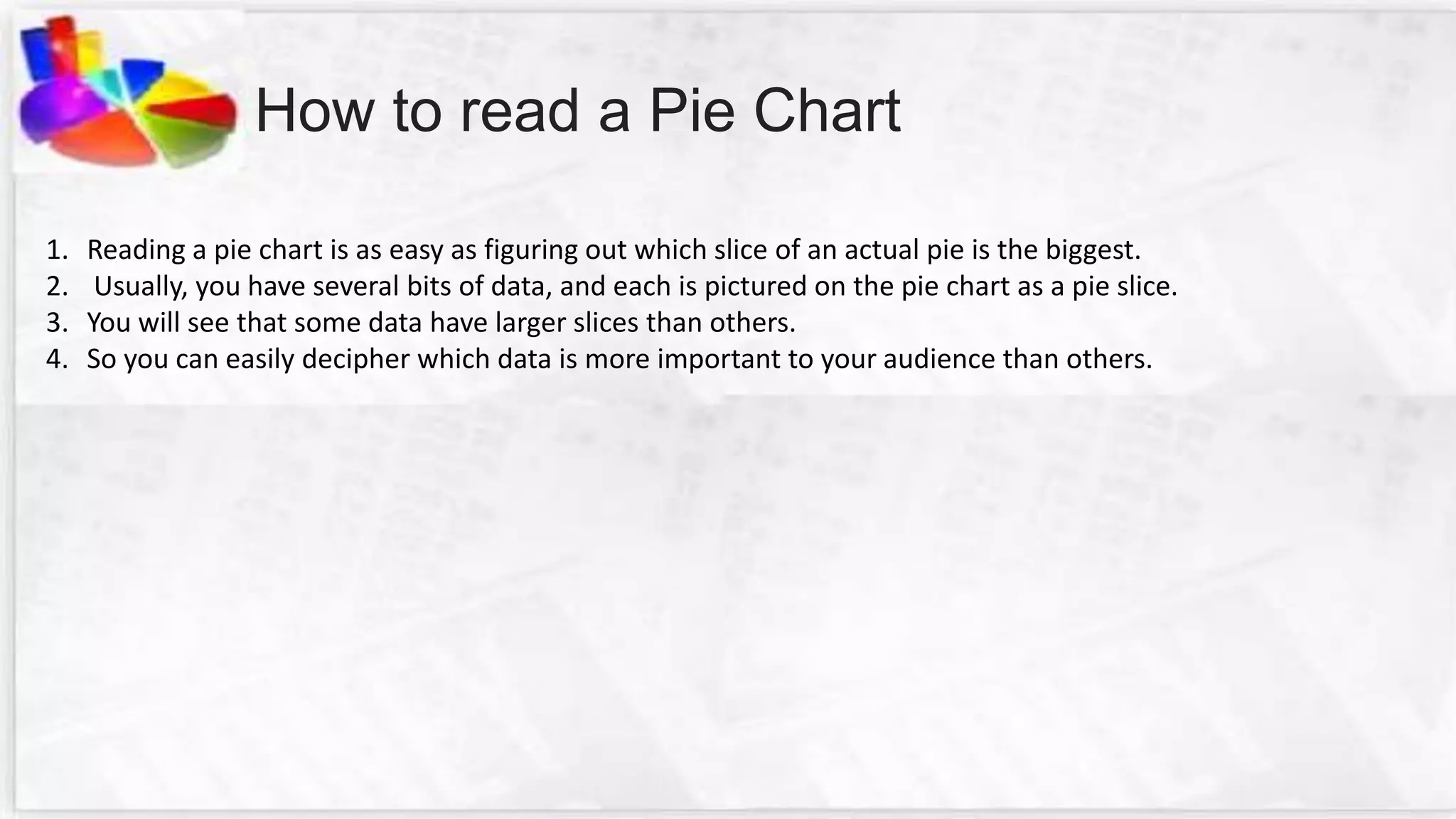 Pie Chart | PPTX | Food & Drink