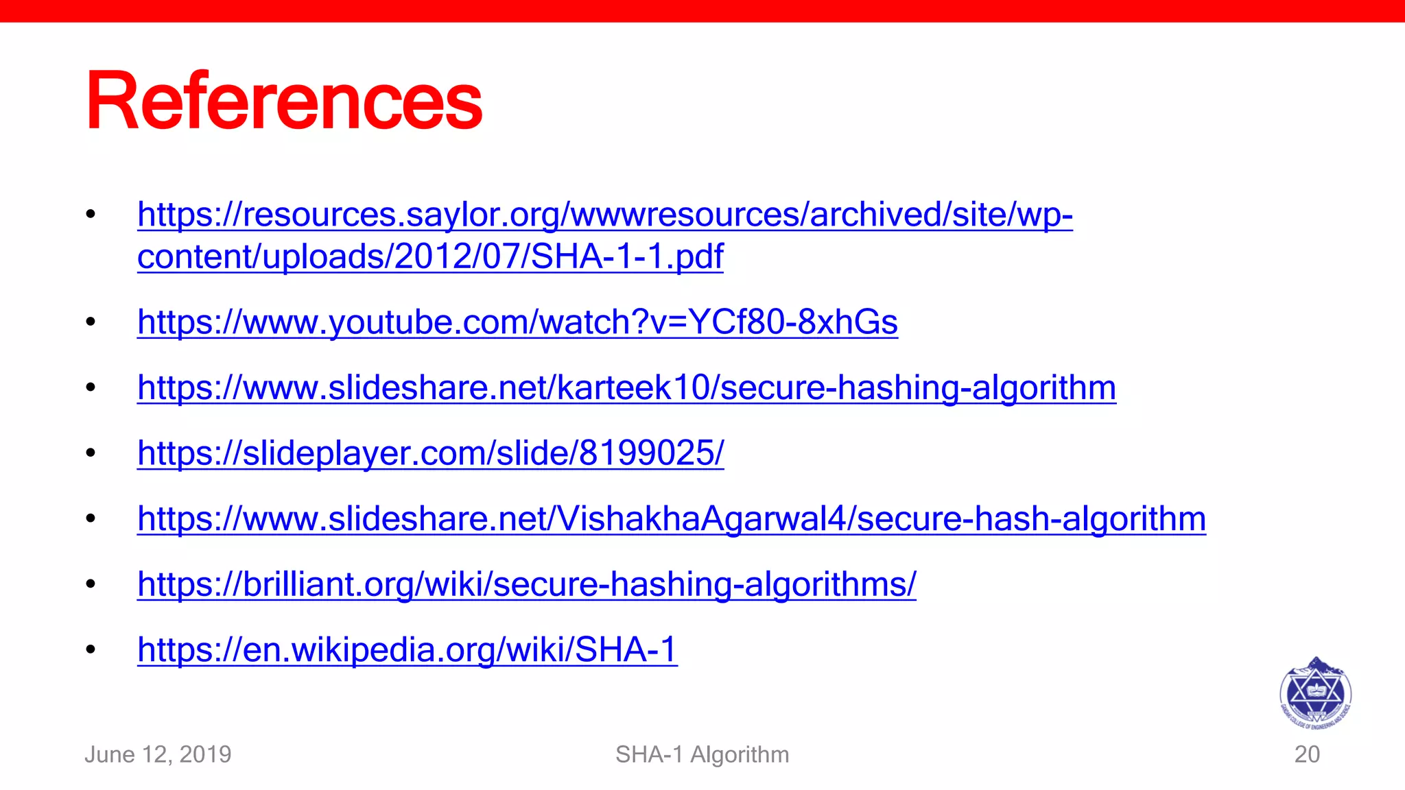 Sha 1 Algorithm Pdf