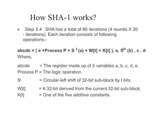 SHA | PPT