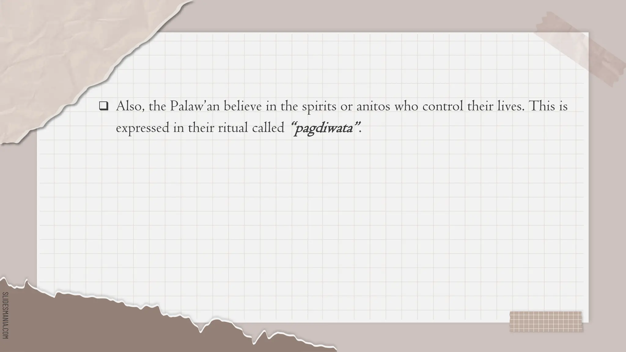 Palawanun Tribe, kultura, tradisyon, relihiyon | PPTX