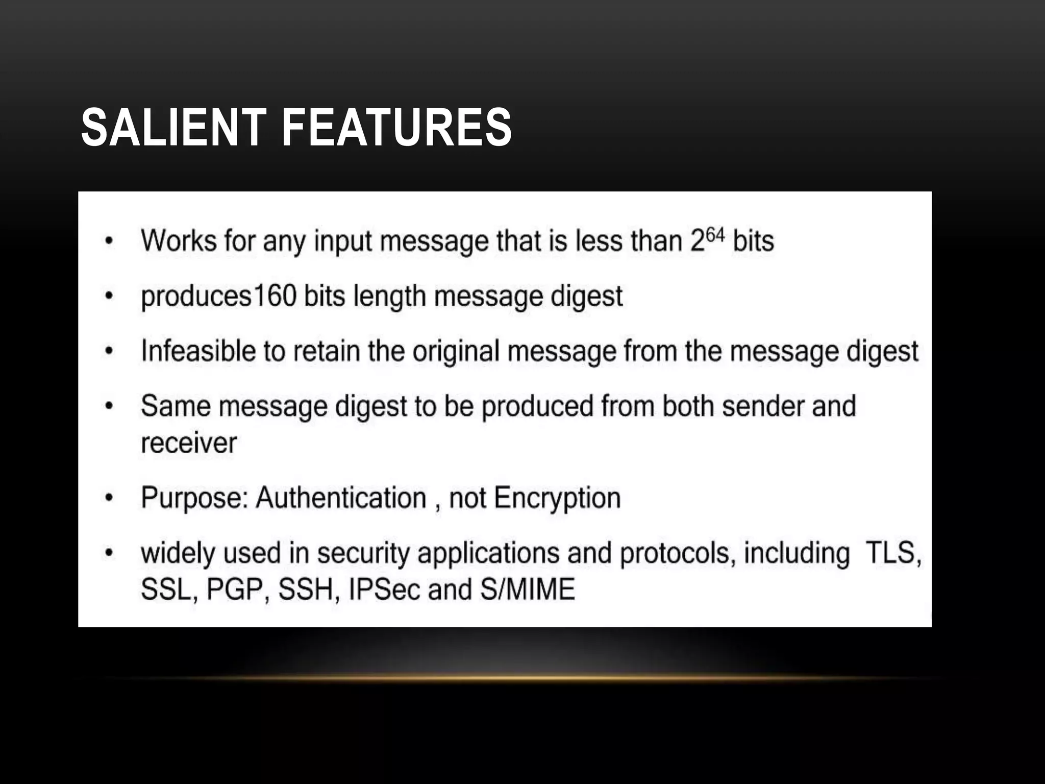 SHA 1 Algorithm.ppt