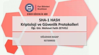 Sha1 hash | PPT